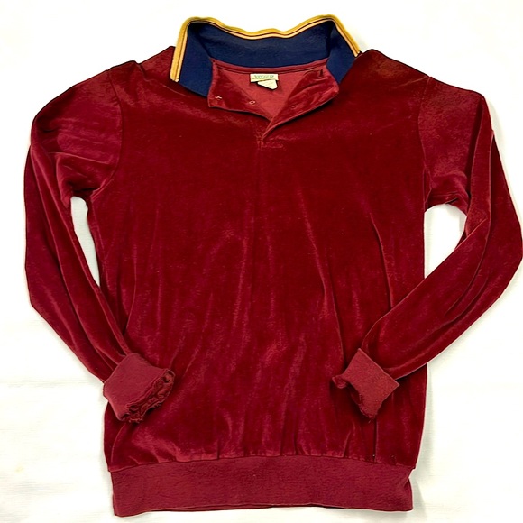 Velour Classics | Sweaters | Vintage Velour 8s Sweater Redbluegold ...